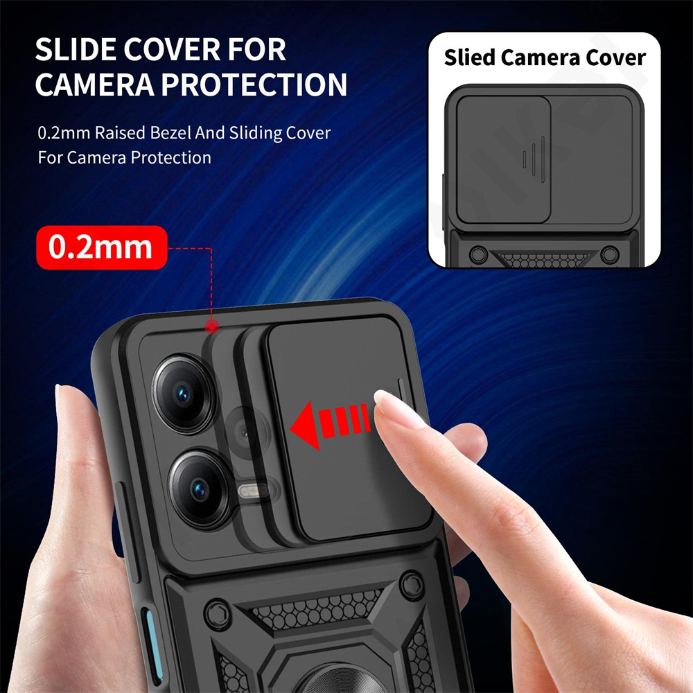 Jual Xiaomi Poco X5 5G Case SLIDE ARMOR CAMERA PROTECTION Case Casing ...