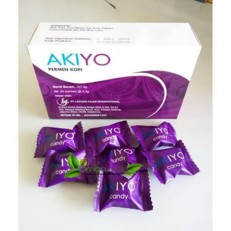 Jual Permen Akiyo Candy Original 25 Pcs | Shopee Indonesia