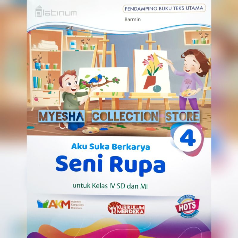 Jual Seni Rupa SD Kelas 1,2,3,4,5,6 KSP Kurikulum Merdeka (Tiga Serangkai) | Shopee Indonesia