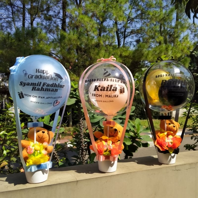 Jual READY MINI Buket Balon TERMASUK BONEKA(BANDUNG AREA PAKAI INSTAN ...