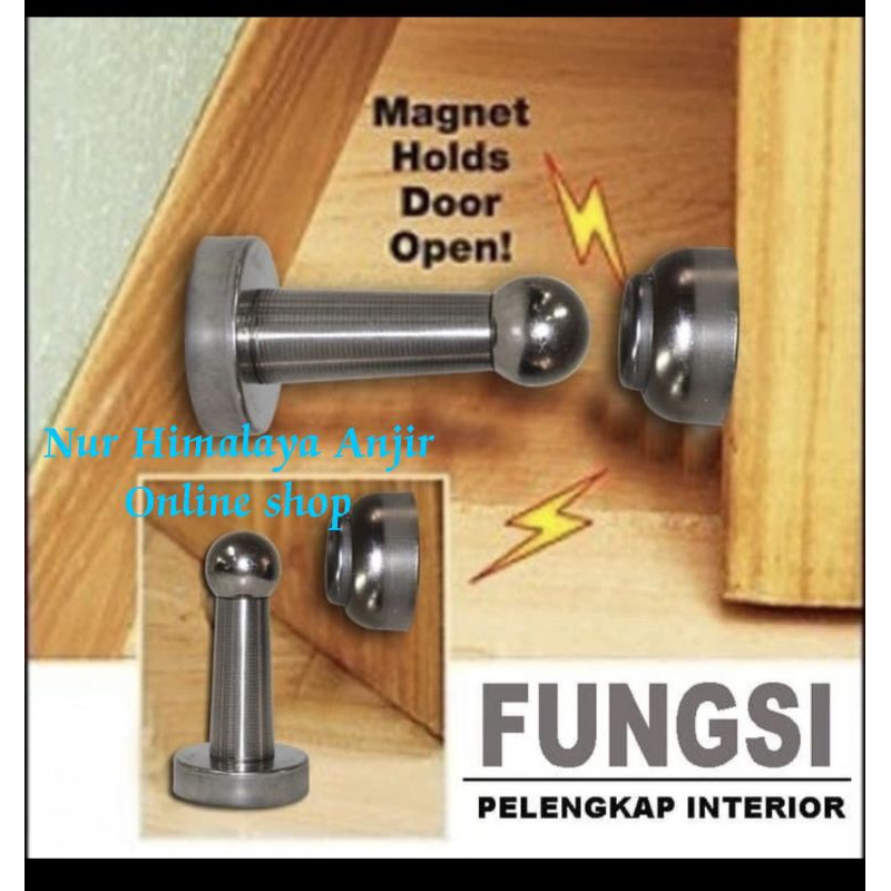 Jual Door Stopper Magnet Atau Penahanan Banting Pintu Rumah | Shopee ...
