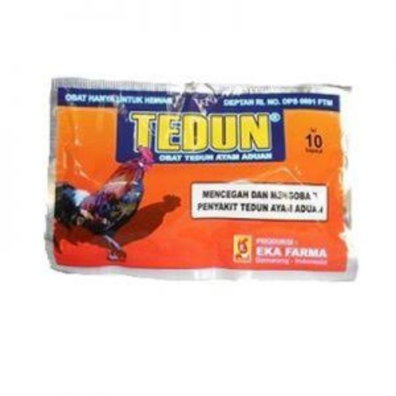 Jual TEDUN Obat Ayam 10 Kapsul Murah Original / Obat TEDUN Penyakit ...