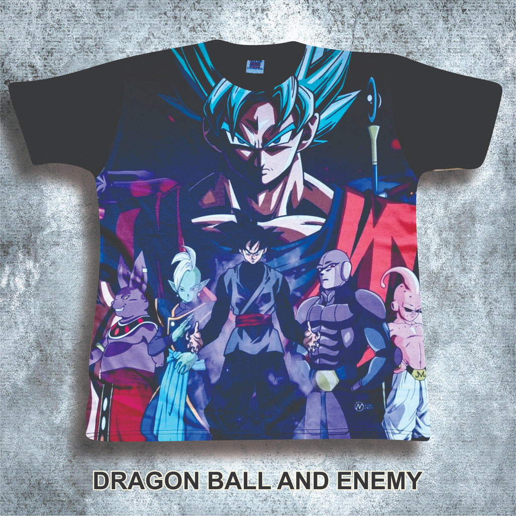 Jual KAOS HITAM ANIME PRINT DEPAN SAJA TAG THAILAND | DRAGON BALL ONE ...