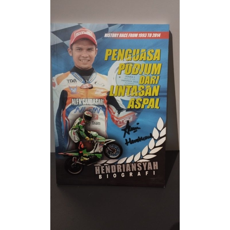 Jual buku biografi perjalanan balap motor hendriansyah | Shopee Indonesia