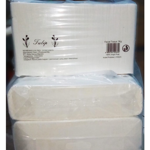 Jual Tissue merek Tulip ukuran 1kg / Tissue Facial / Tissue 1kg MURAH ...