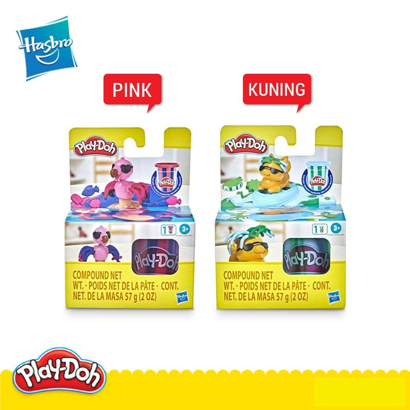 Jual Playdoh On The Go Sun Fun Pals Play Doh Flamingo Cat Mini Dual ...