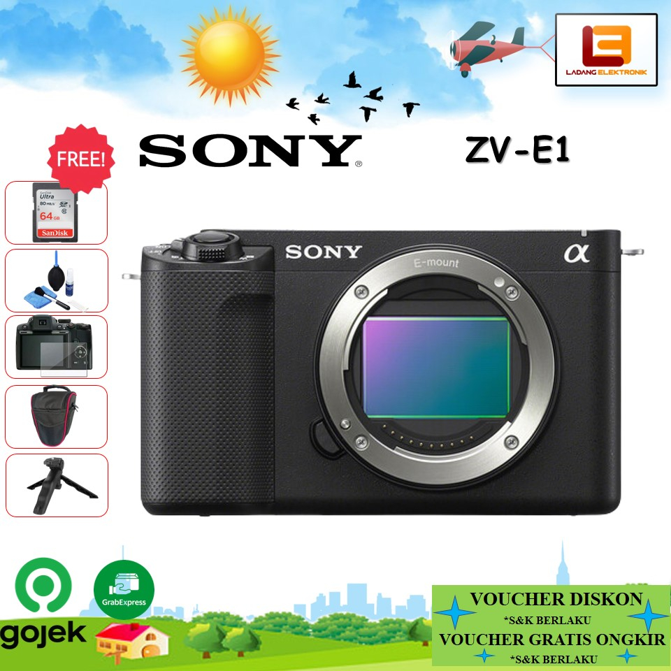 Jual Sony Zv E1 Sony Zve1 Sony Zv E1 Body Only Mirrorless Camera