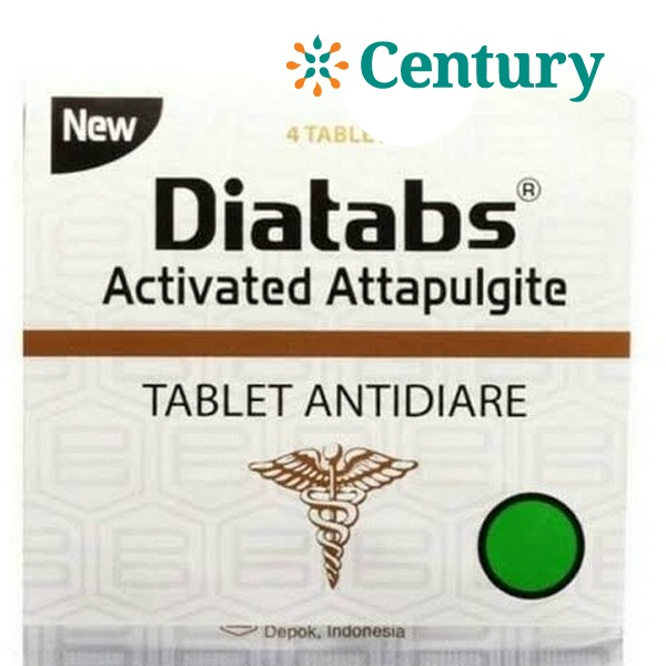 Jual NEW DIATAB TAB 100'S/DIARE/MENCRET/OBAT DIARE/OBAT MENCRET/SAKIT ...