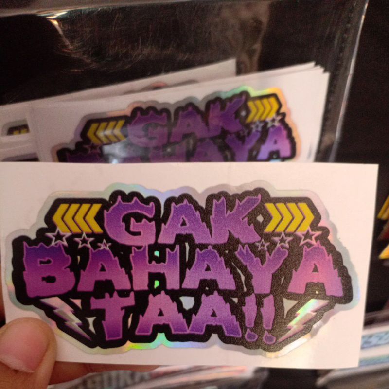 Jual GAK BAHAYA TA STIKER TEAMSLV STIKER MOTOR MATIC TERBARU STIKER KATA KATA VIRAL | Shopee ...