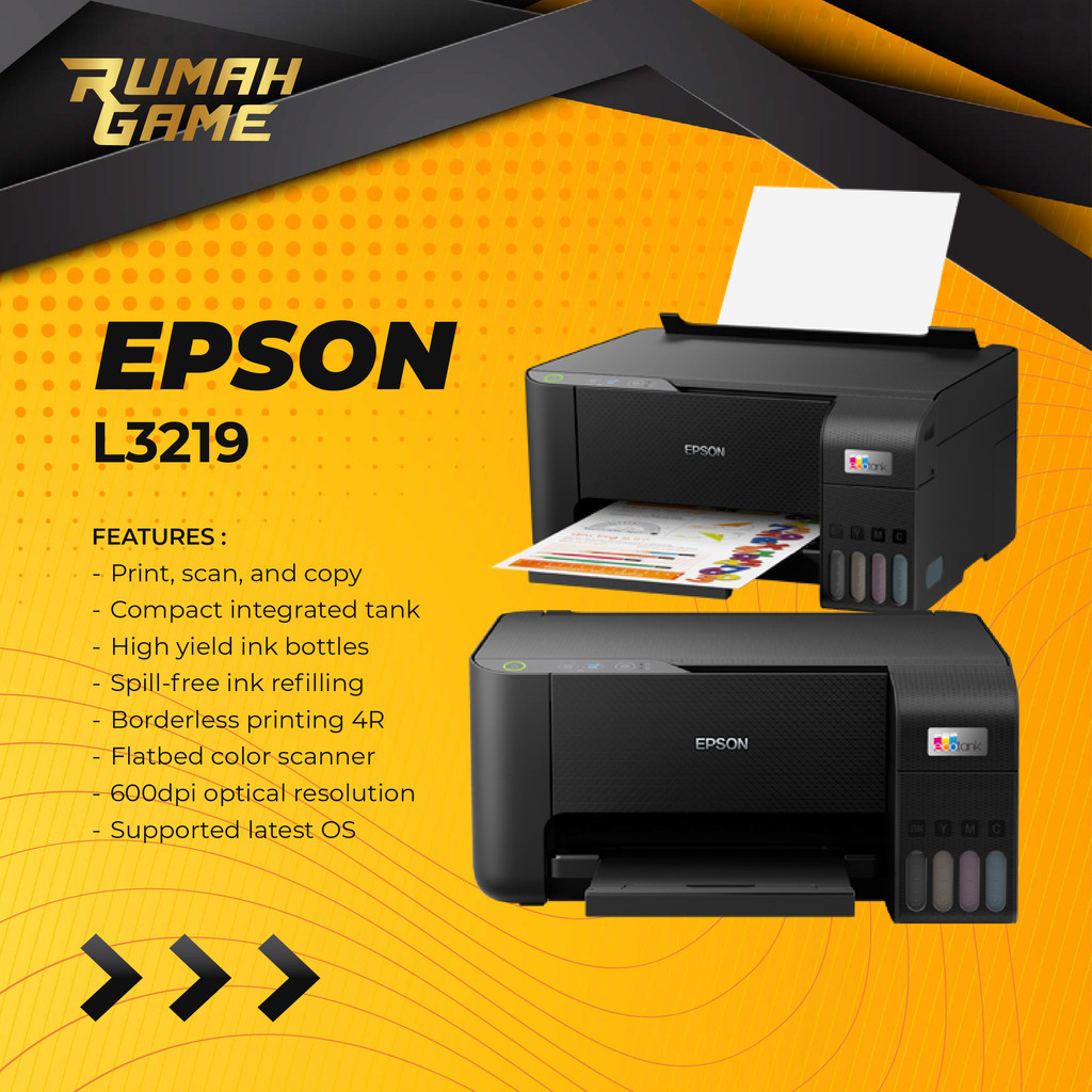 Jual Epson Ecotank L3219 A4 All-in-one ink Tank Printer | Shopee Indonesia