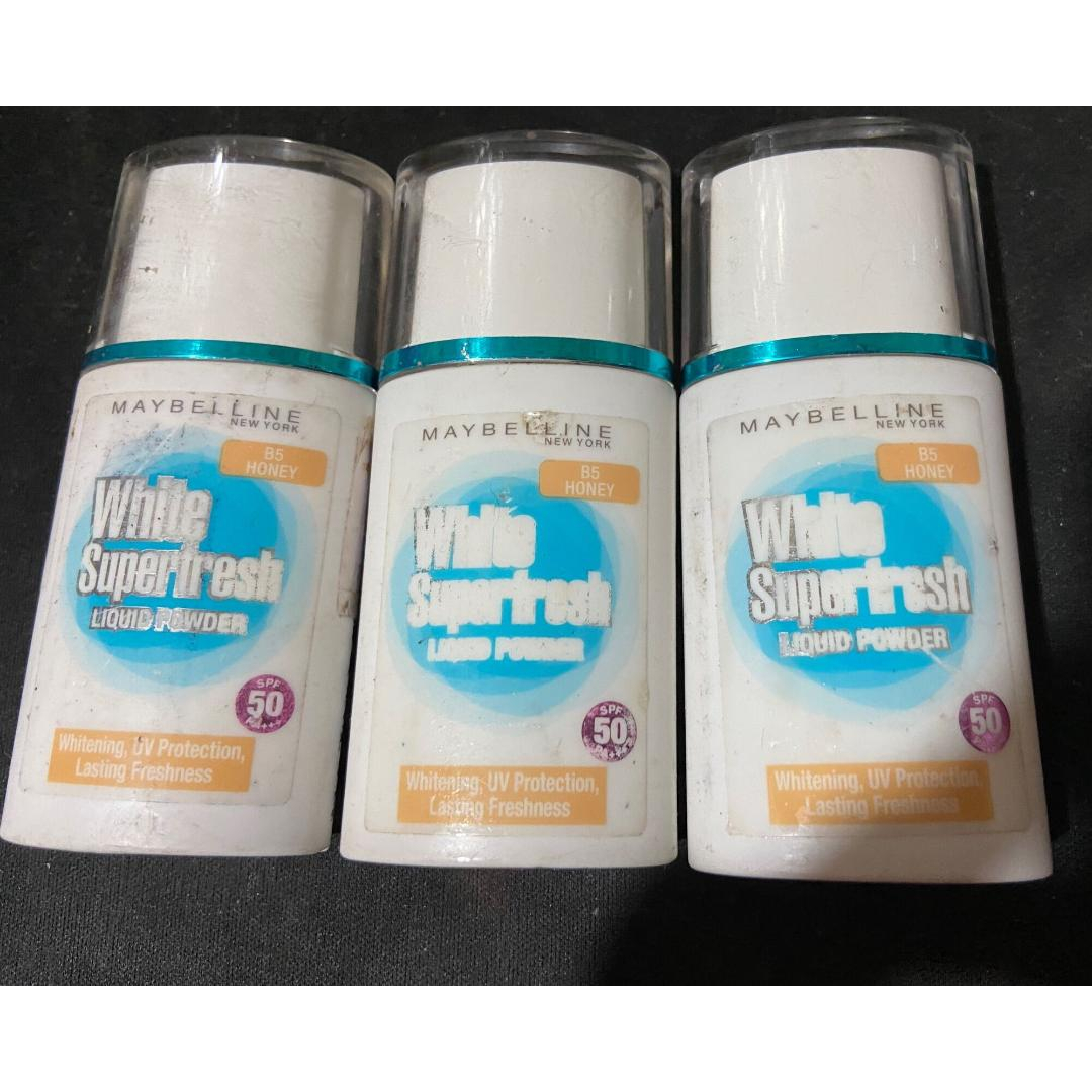 Jual MAYBELLINE WHITE SUPER FRESH LIQUID POWDER SPF 50 25ML (rijek ...