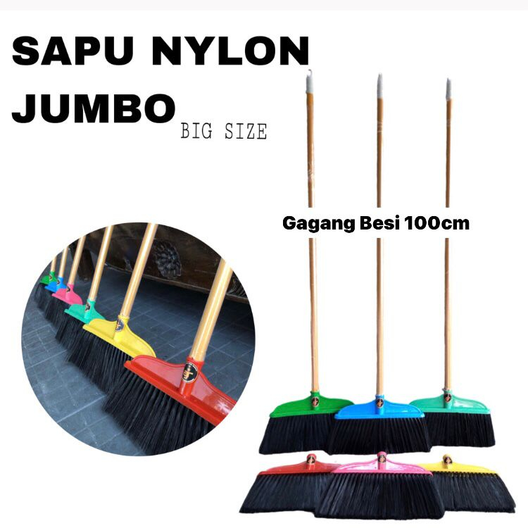 Jual TOP! SAPU NYLON JUMBO LEBAR 33CM BIG SIZE KUALITAS BAGUS | Shopee ...