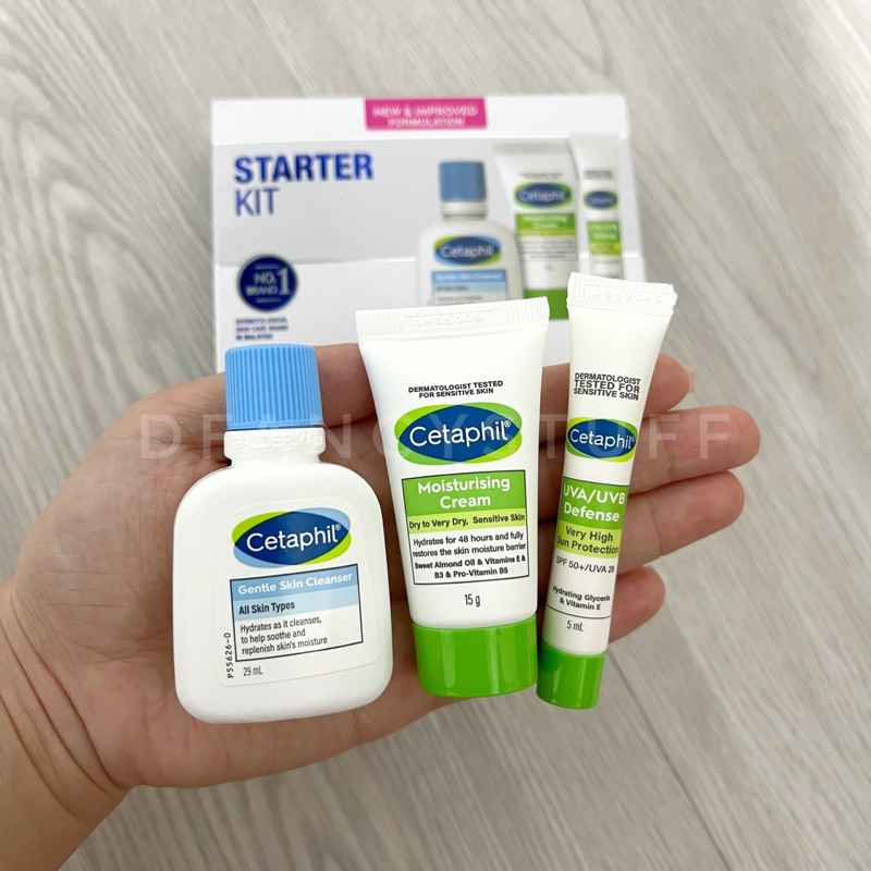 Jual Cetaphil Starter Kit - gentle skin cleanser moisturizing cream spf ...