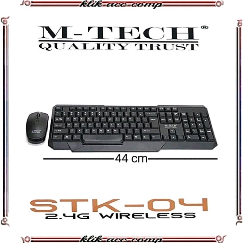 Jual KEYBOARD WIRELESS COMBO M-tech stk-04 ORIGINAL | Shopee Indonesia