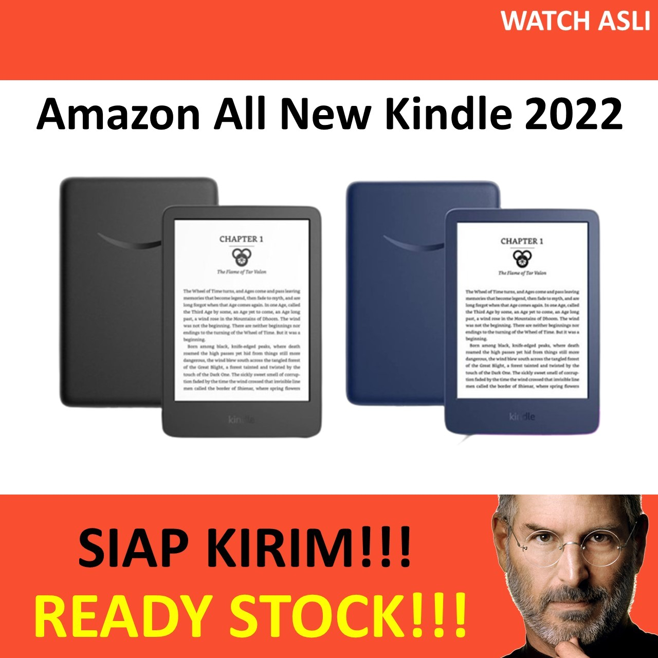 Jual Amazon All New Kindle 2022 11th Gen 16GB 11 6” 300 ppi Lightest ...