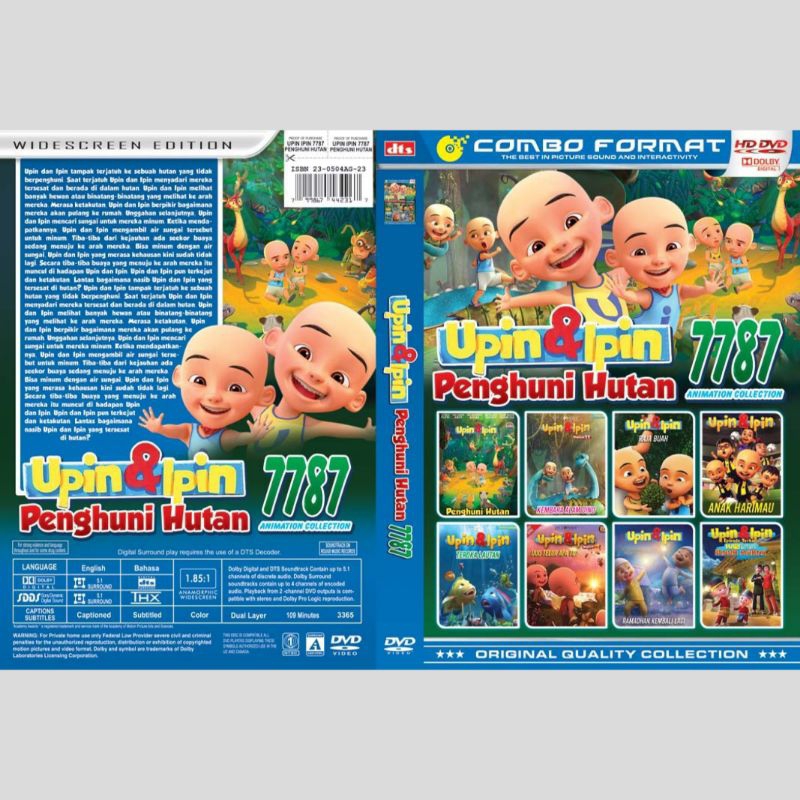 Jual Kaset Koleksi Kartun Anak Anak Upin & Ipin Penghuni Hutan 7787 ...
