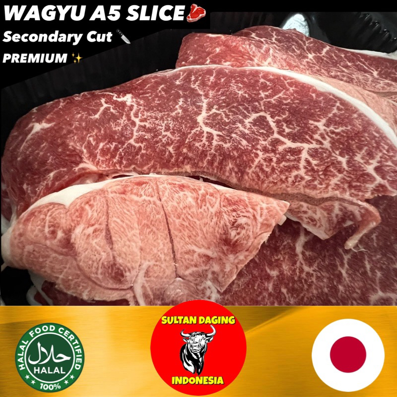 Jual WAGYU A5 SLICE BEEF SECONDARY CUT 200 GRAM SHABU PREMIUM IMPORT ...