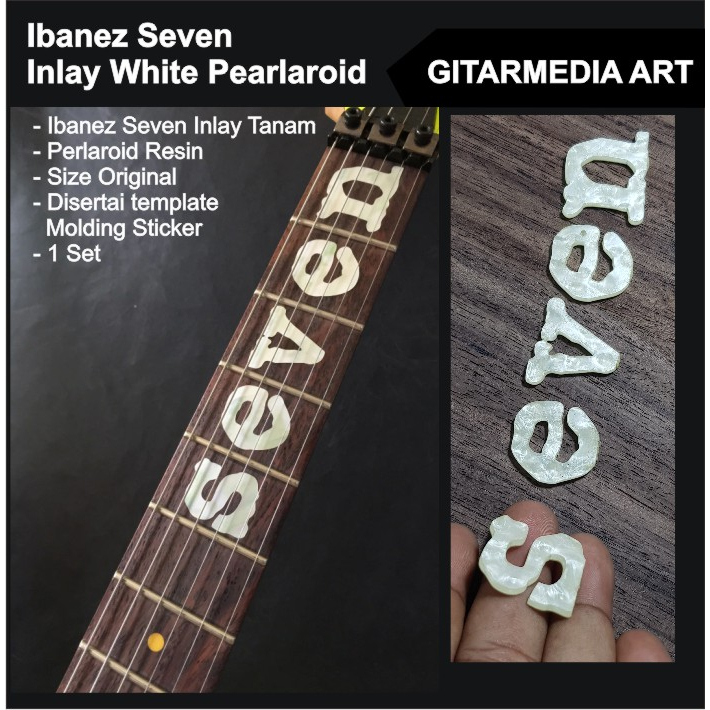 Jual Inlay fretboard Ibanez Seven tanam motif kerang | Shopee Indonesia