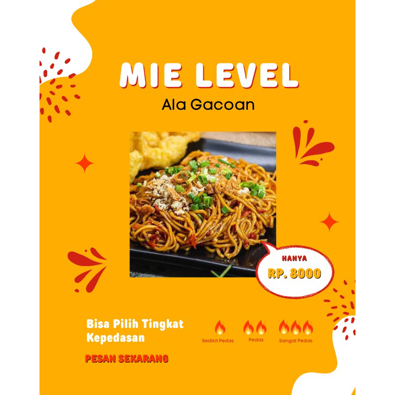 Jual Mie Level Ala Gacoan - Paket 5 bungkus | Shopee Indonesia