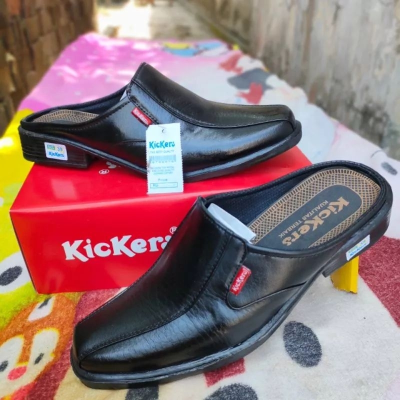 Jual PROMO 2.2 DISKON Sepatu Pantofel Slop Kulit Sepatu Slop Bustong ...