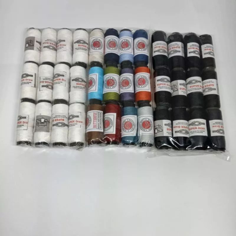Jual BENANG JAHIT ROLL KECIL HITAM PUTIH | Shopee Indonesia