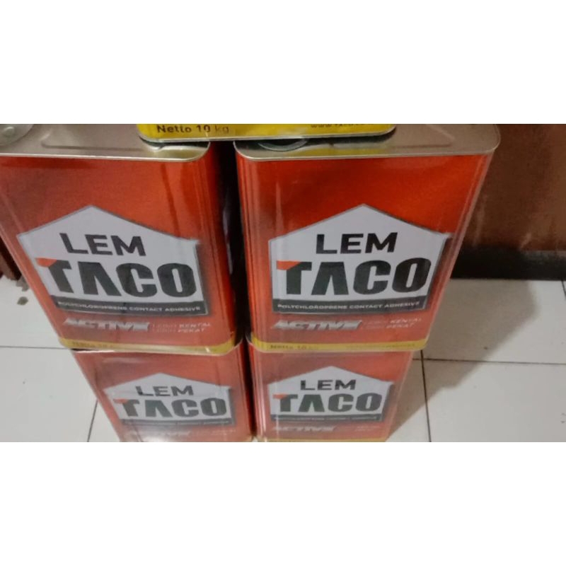 Jual Lem Taco Active Blek 10kg | Shopee Indonesia
