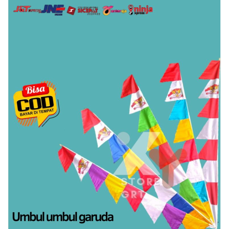 Jual BENDERA UMBUL UMBUL GARUDA ISI 10PCS | Shopee Indonesia