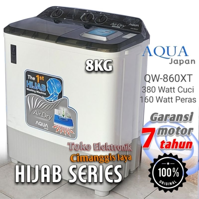 Jual mesin cuci Aqua 2 tabung 7 kg 8 kg 9 kg 10 kg 12 kg | Shopee Indonesia