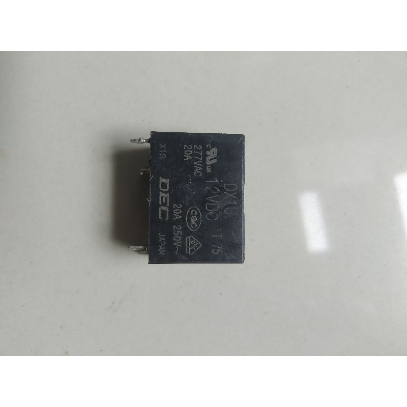 Jual Relay DEC DX1U 12vDC T75 12vDC Coil 20A Load 4 Kaki | Shopee Indonesia