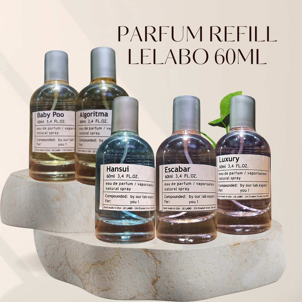 Jual PARFUM LELABO 60ML UNISEX SPRAY / PARFUM REFIL LELABO UNISEX ...
