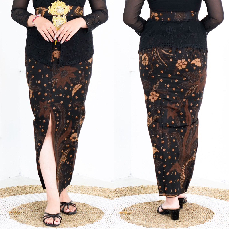 Jual Kamen jadi batik model belah pramugari super cantik banget FREE ...