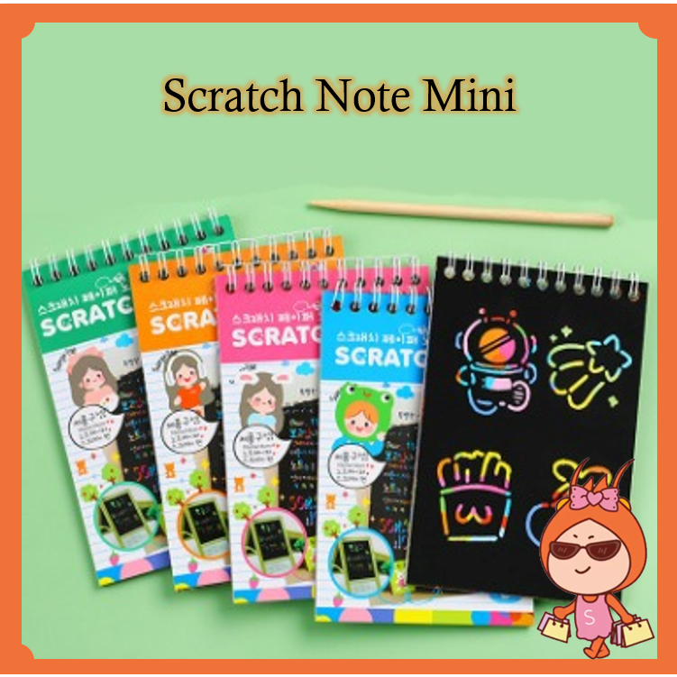 Jual Reseller Welcome – 5817 Buku Gambar Mini Tulis Gores Ajaib ...