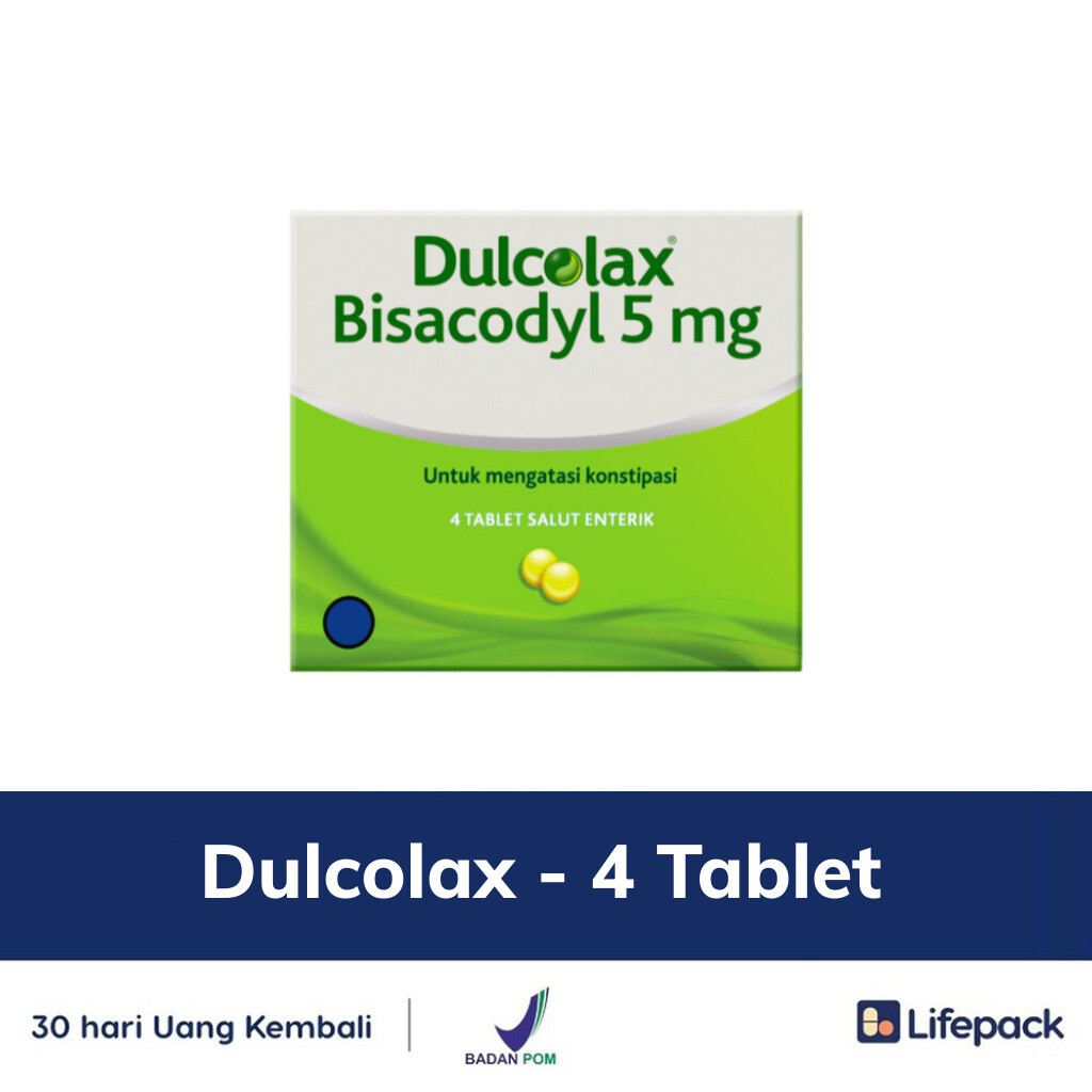 Jual Dulcolax - 4 Tablet - LIFEPACK | Shopee Indonesia