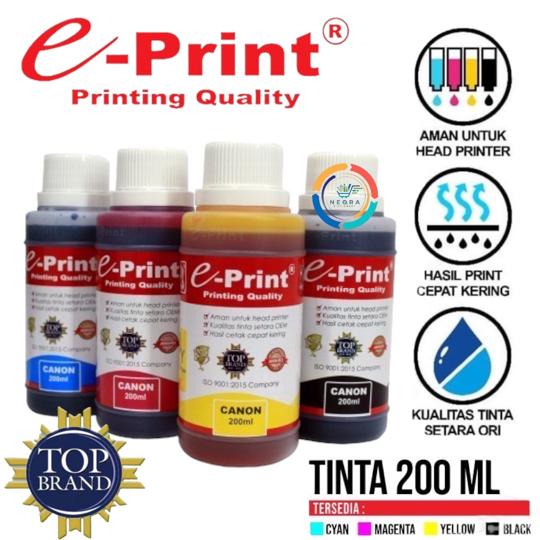 Jual Eprint Tinta Printer 200 ml | Canon @ 1 Botol | Shopee Indonesia