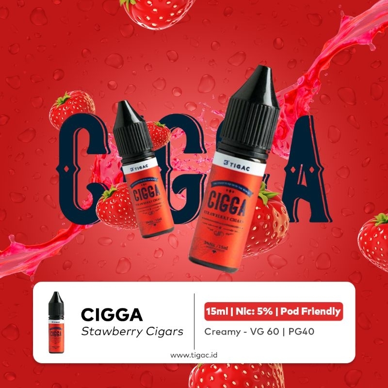 Jual Liquit Podlott Strawbery/Bluebery/Coffe Cigga Series By Slank ...