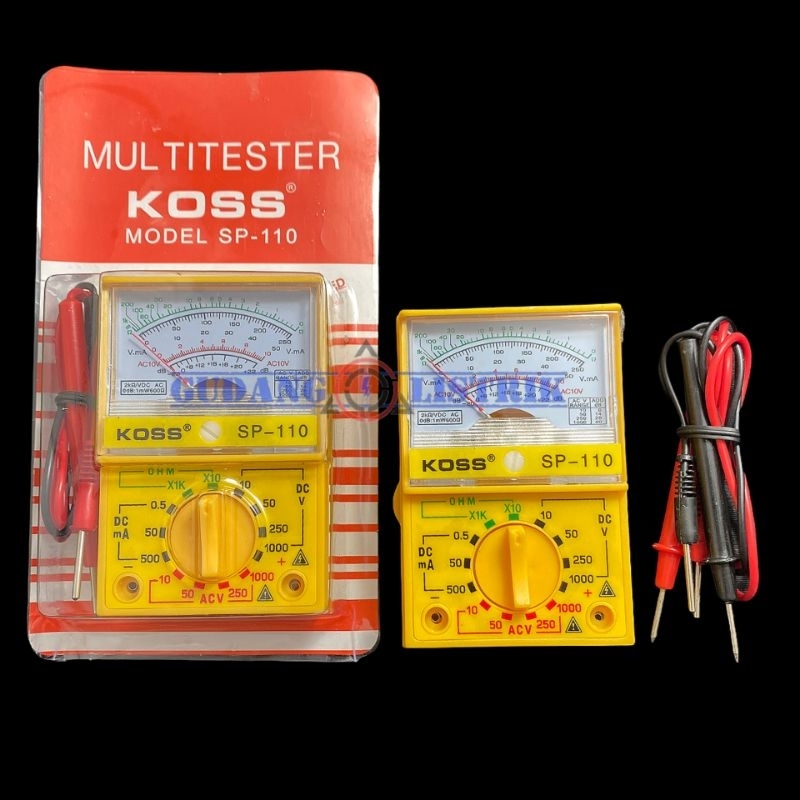 Jual Multimeter Multitester Analog Jarum Kecil KOSS SP-110 | Shopee ...
