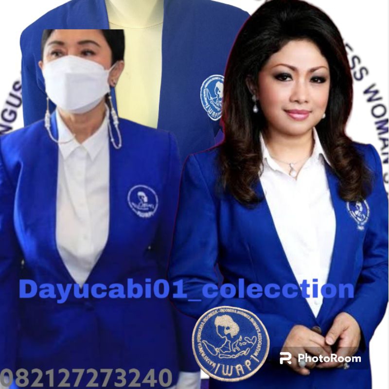 Jual Jas Wanita Pengusaha Indonesia/IWAPI(sudah termasuk logo bordir ...