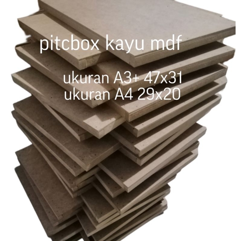 Jual Pictbox Kayu Ukuran A3 47x31 Frameblok Kayu Media Canvas lukis ...