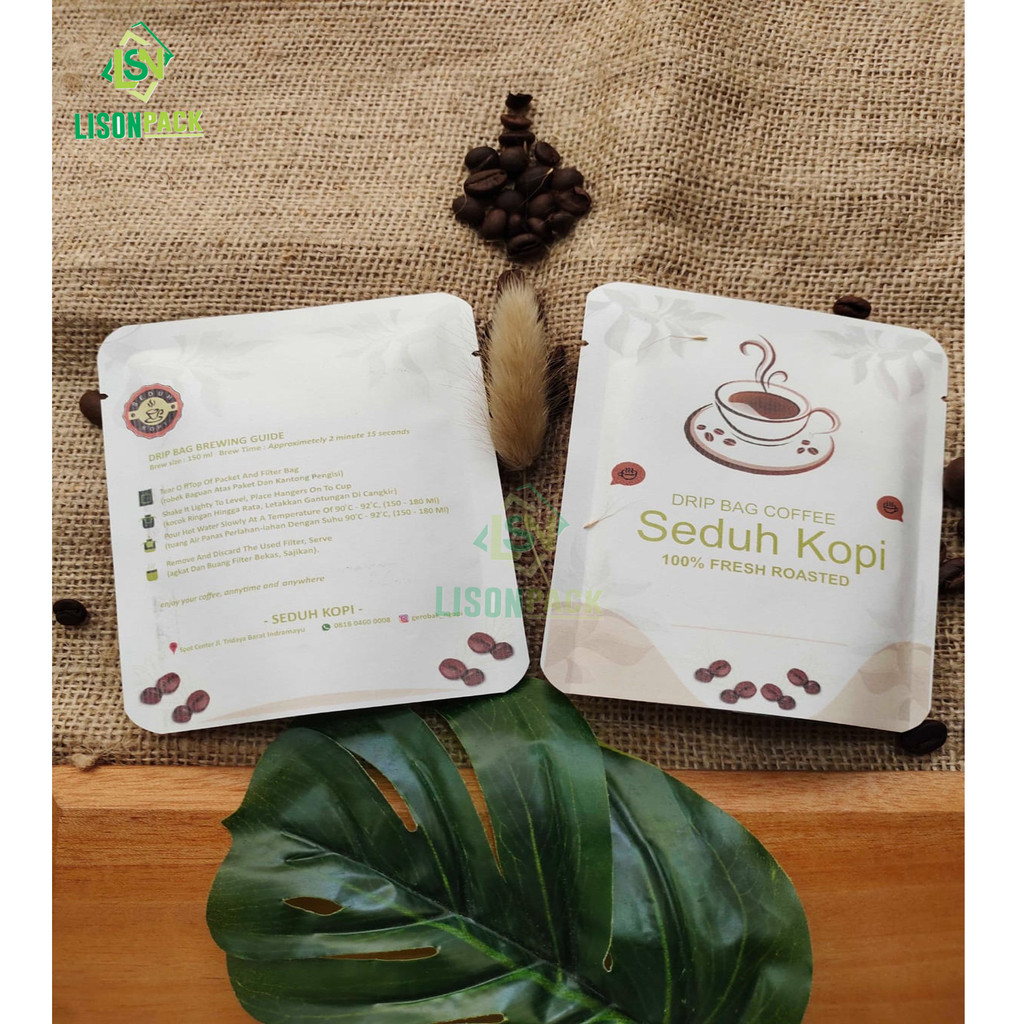 Jual Kemasan Sachet Drip Custom Printing | Sachet Custom Design ...