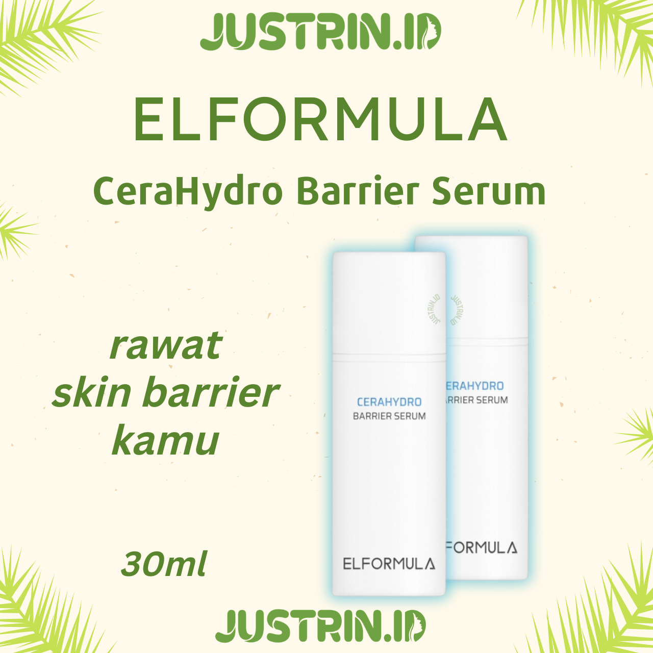 Jual ELFORMULA CeraHydro Barrier Repair Serum Face Essence Serum Wajah ...
