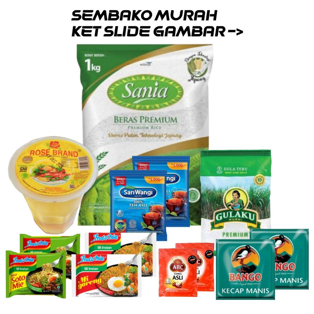 Jual [ PROMO !!! SEMBAKO LENGKAP ] PAKET SEMBAKO MURAH / PAKET SEMBAKO LENGKAP / SEMBAKO MURAH ...