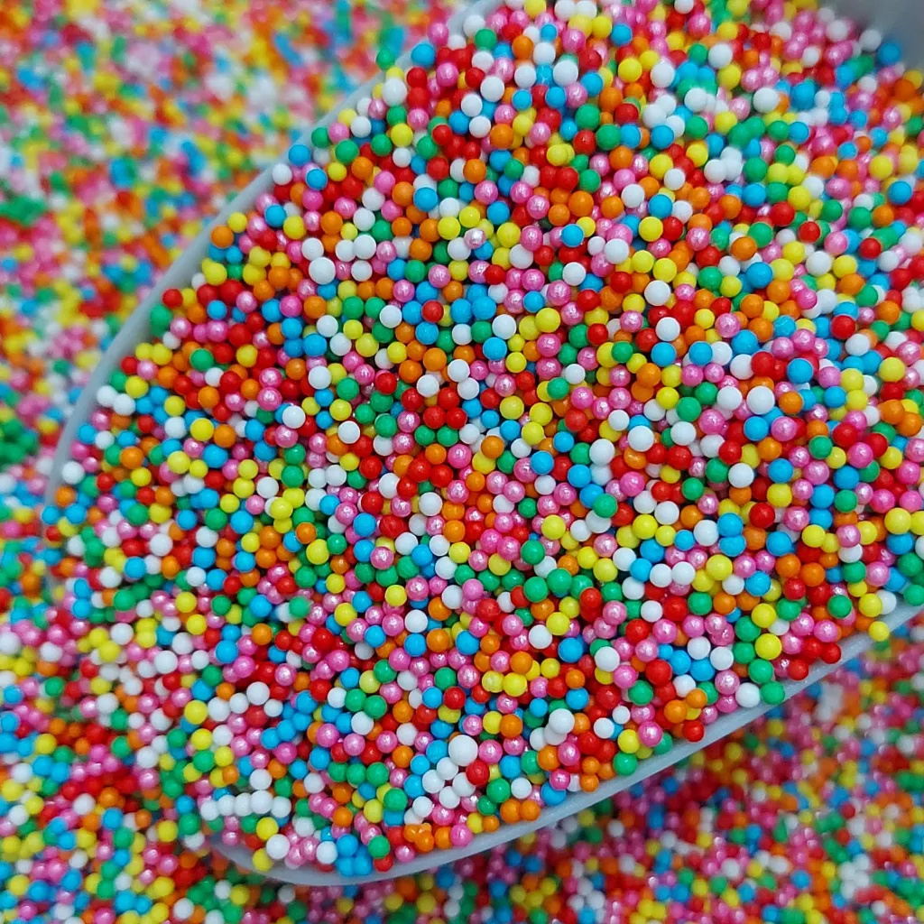 Jual Springkel toping Rainbow / Sprinkle Trimit Gula Hiasan Kue Warna ...
