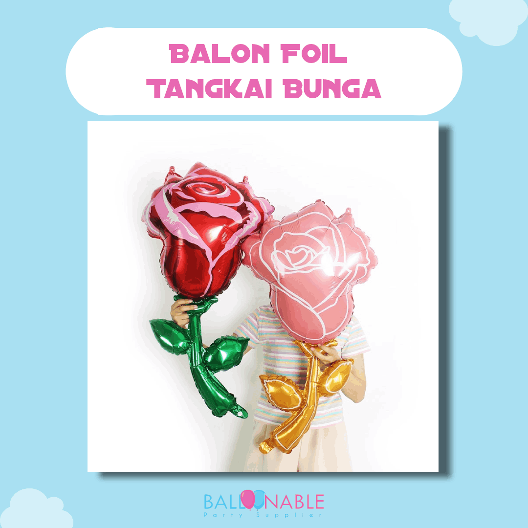 Jual Balon Foil Tangkai Bunga | Shopee Indonesia