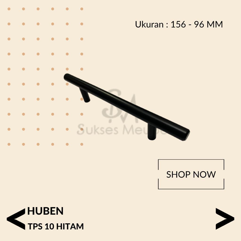 Jual HUBEN Handle TPS 10 - 156-96 HItam | Tarikan Laci / Lemari HUBEN ...