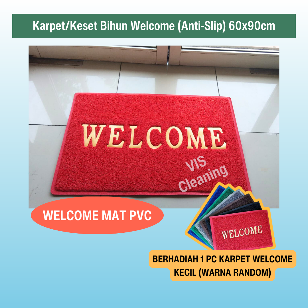 Jual Karpet/Keset Welcome PVC Bihun 60 X 90 cm | Shopee Indonesia