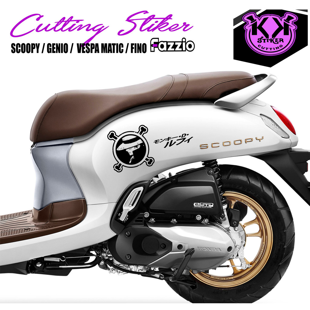Jual STIKER CATING/STRIPING FAZZIO-GENIO-VESPA-SCOOPY/STIKER ONE PIECE ...