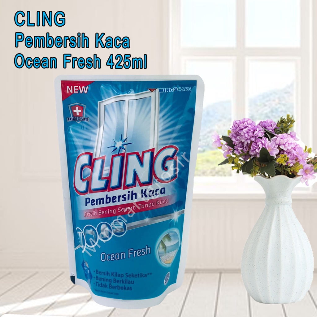 Jual Cling / Pembersih Kaca Refill / Pembersih Kaca Aroma Ocean Fresh ...