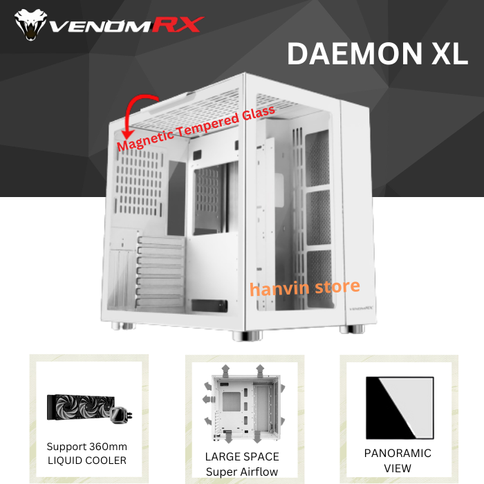 Jual CASING VENOMRX DAEMON WHITE EDITION | Shopee Indonesia