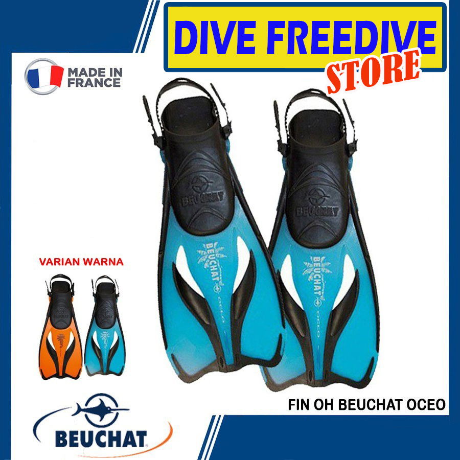 Jual Fin Open Heel OH Beuchat Oceo Fins Snorkeling Snorkling Kaki Katak ...