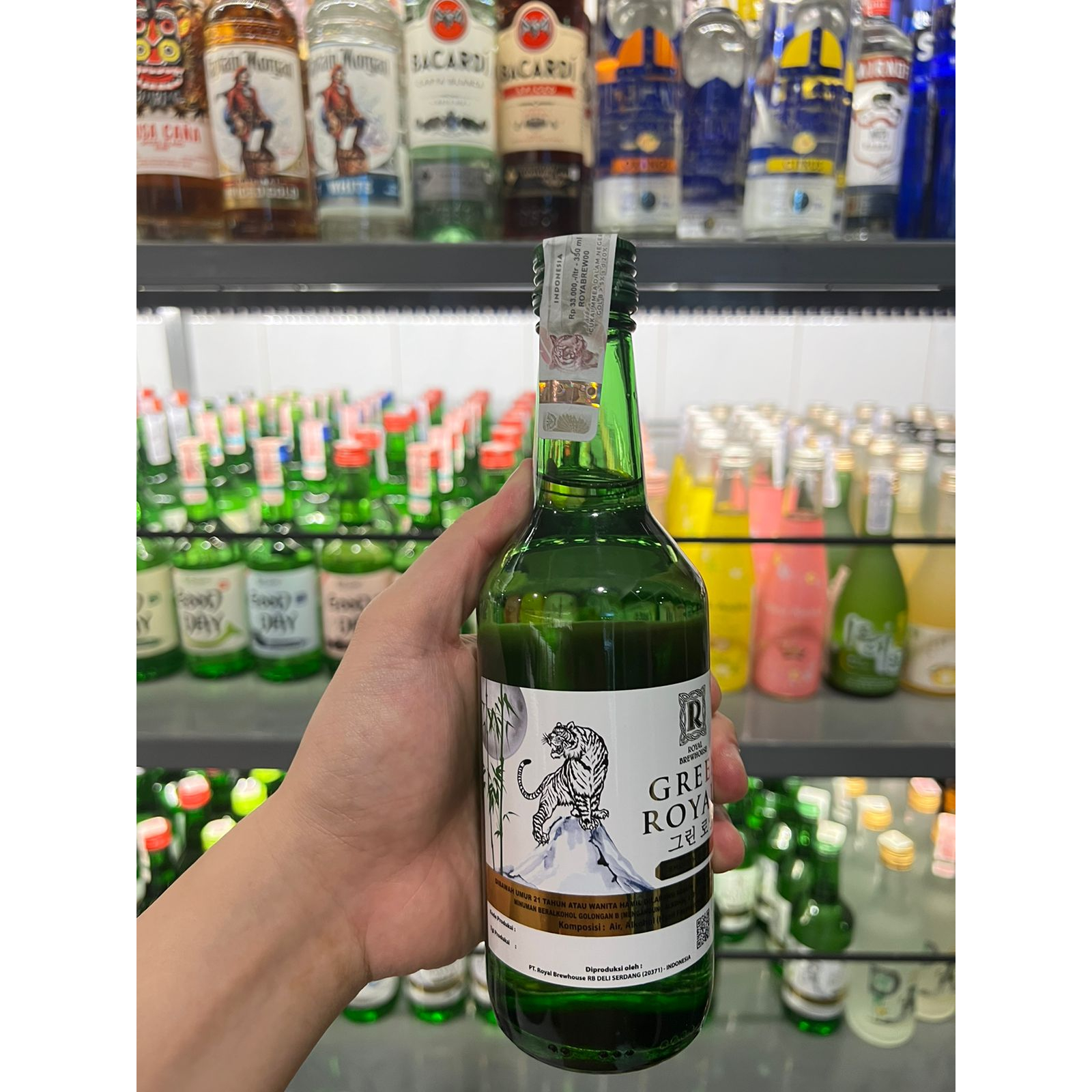 Jual SOJU ROYAL BREWHOUSE GREEN ROYALE ORIGINAL 350 ML | Shopee Indonesia